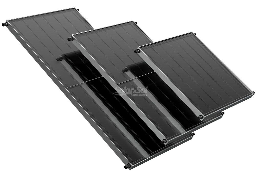 Coletor Solar Fechado - Cobre 2x1 PP - Solaresol - Solar e Sol Aquecedores