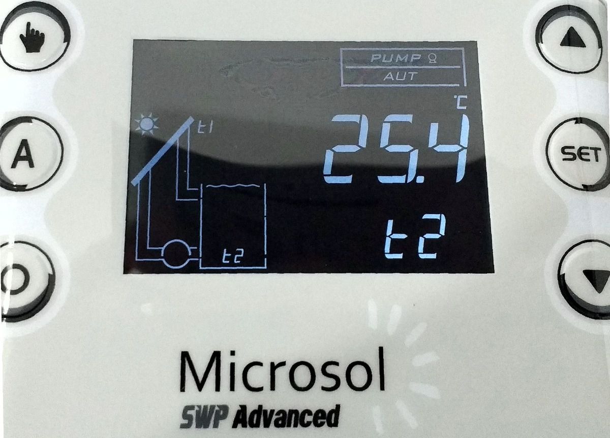 Controlador MICROSOL SWP ADVANCED 220V - Solar e Sol Aquecedores