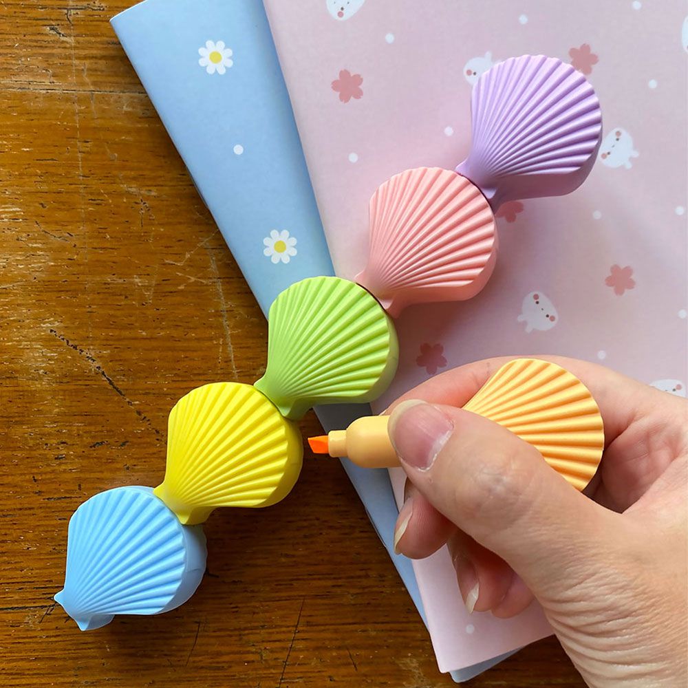 Kit com 5 Marca Textos de Conchas - Fancy Goods