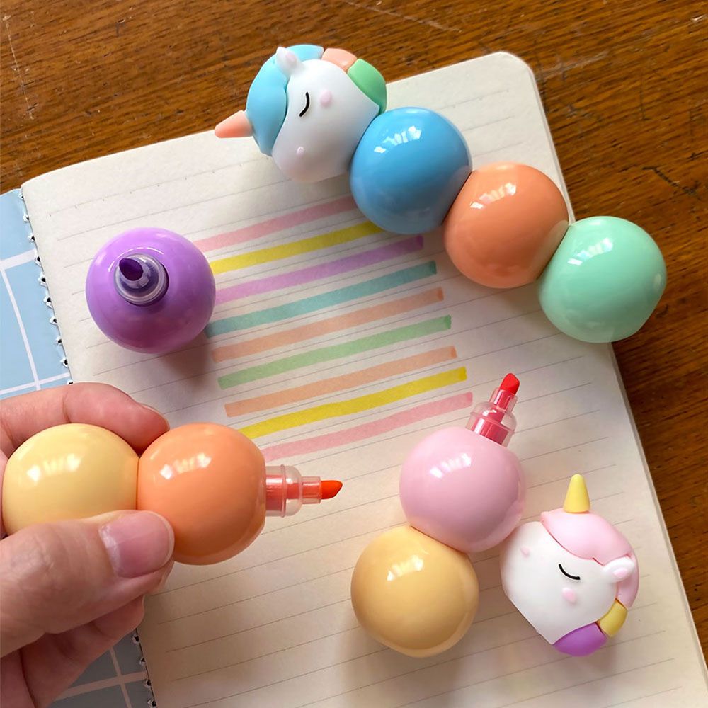 Conjunto de Marca Texto Unicórnio - Fancy Goods