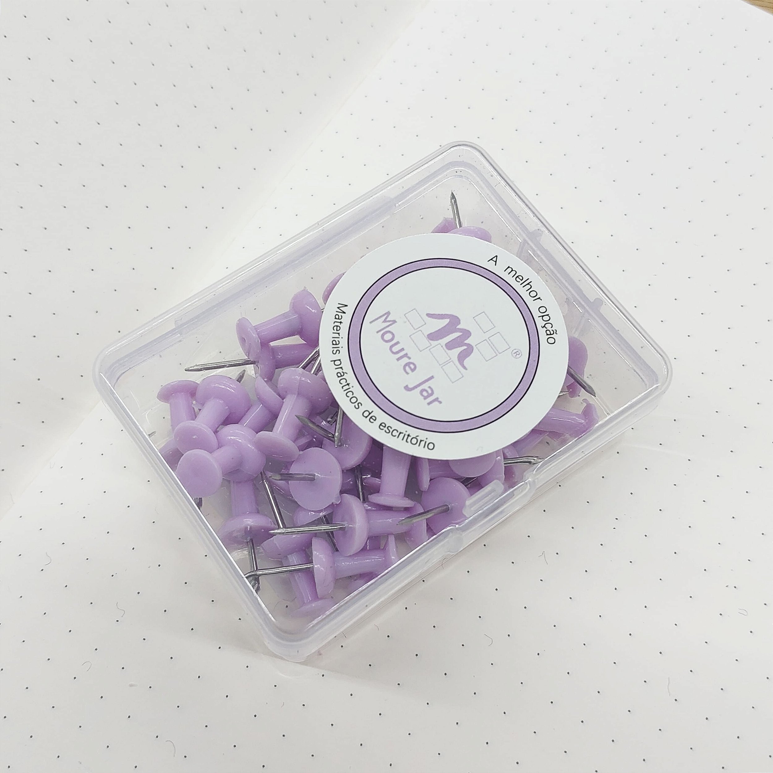 Caixa de Alfinetes 40 Unidades Roxo - Fancy Goods Caixa de Alfinetes 40 Unidades Roxo - Fancy Goods