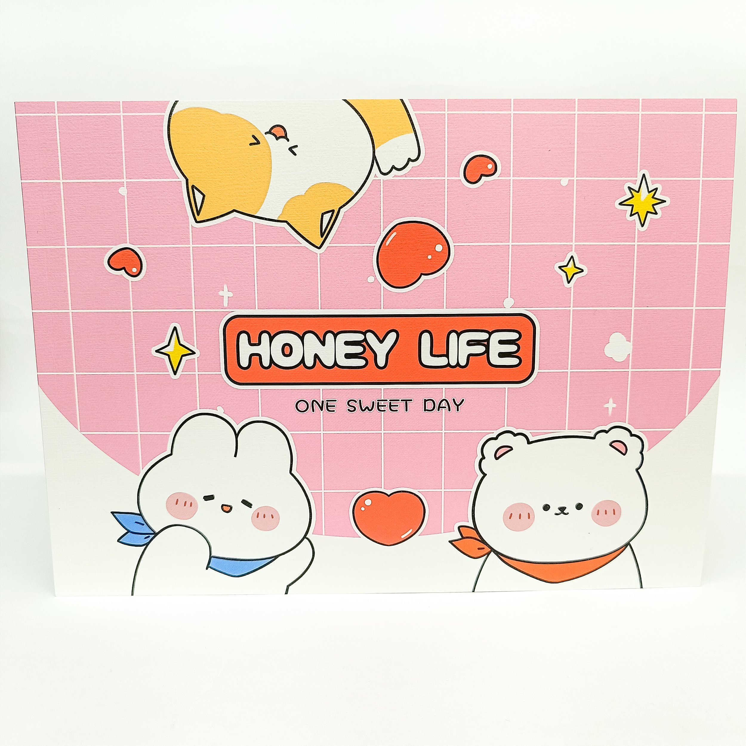 Caderno de Desenho Brochura Sem Pauta A4 Honey Life - Fancy Goods