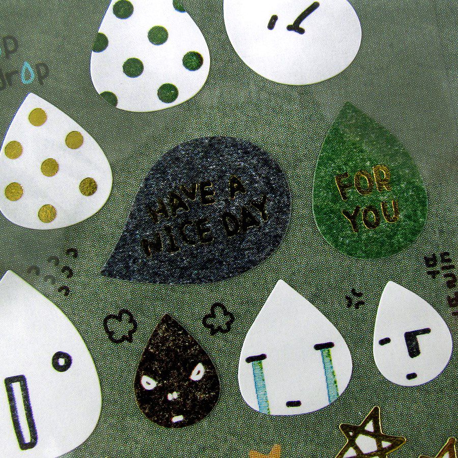 Adesivo Divertido Papel - Rain Drop - Fancy Goods