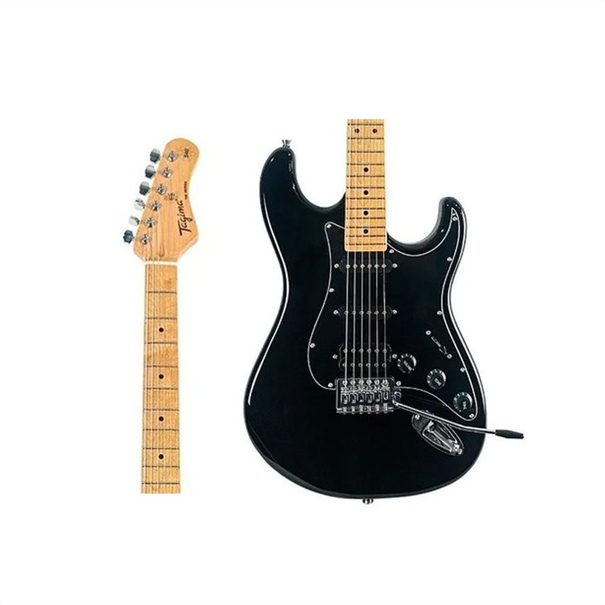 Guitarra Eletrica Super Strato Tagima TG-540 Preta TW Series - American ...