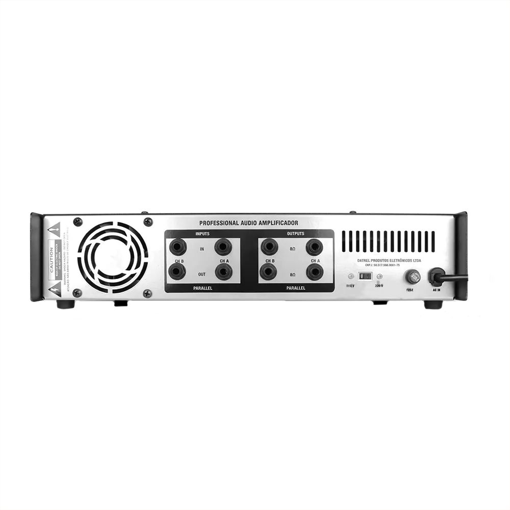 Amplificador De Potência Profissional Datrel PA-1800 - American Musical ...