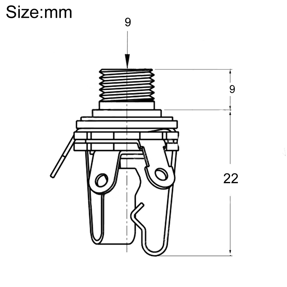 Jack Conector P10 Stereo 1/4" Dourado Instrumentos Musicais - American ...