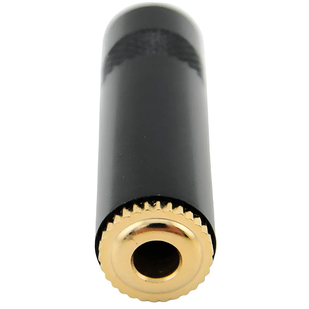 Plug Conector P2 Jack Fêmea Estéreo Banhado a Ouro Para Cabo | Áudio ...