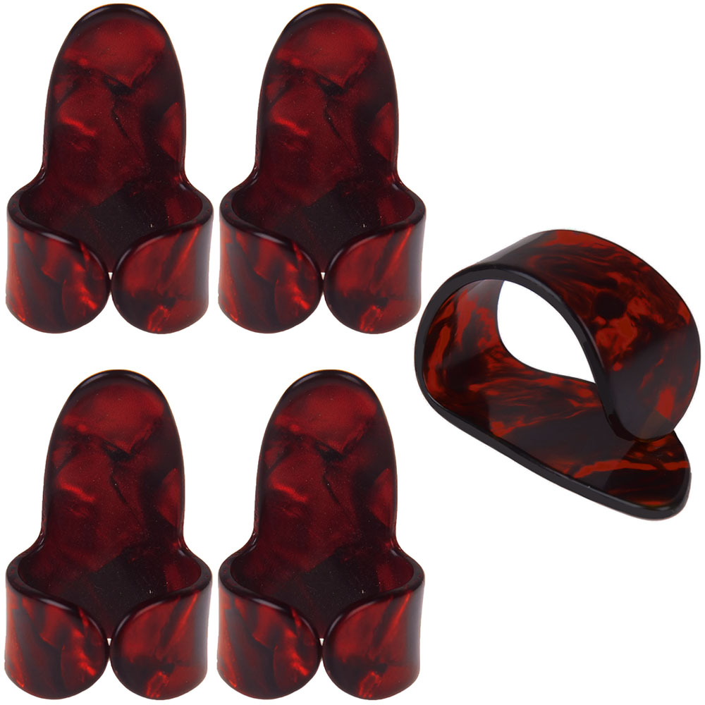 Kit Dedeira com 04 Unheiras Para Violão Viola Celuloide Shell Tortoise ...