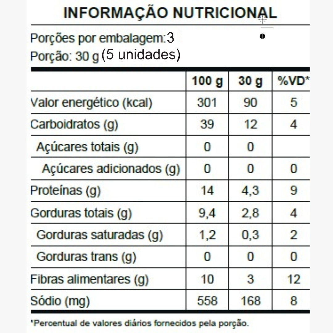 Snacks salgado Multigrãos- Pacote - 100 gramas - Bonne Santé Alimentos