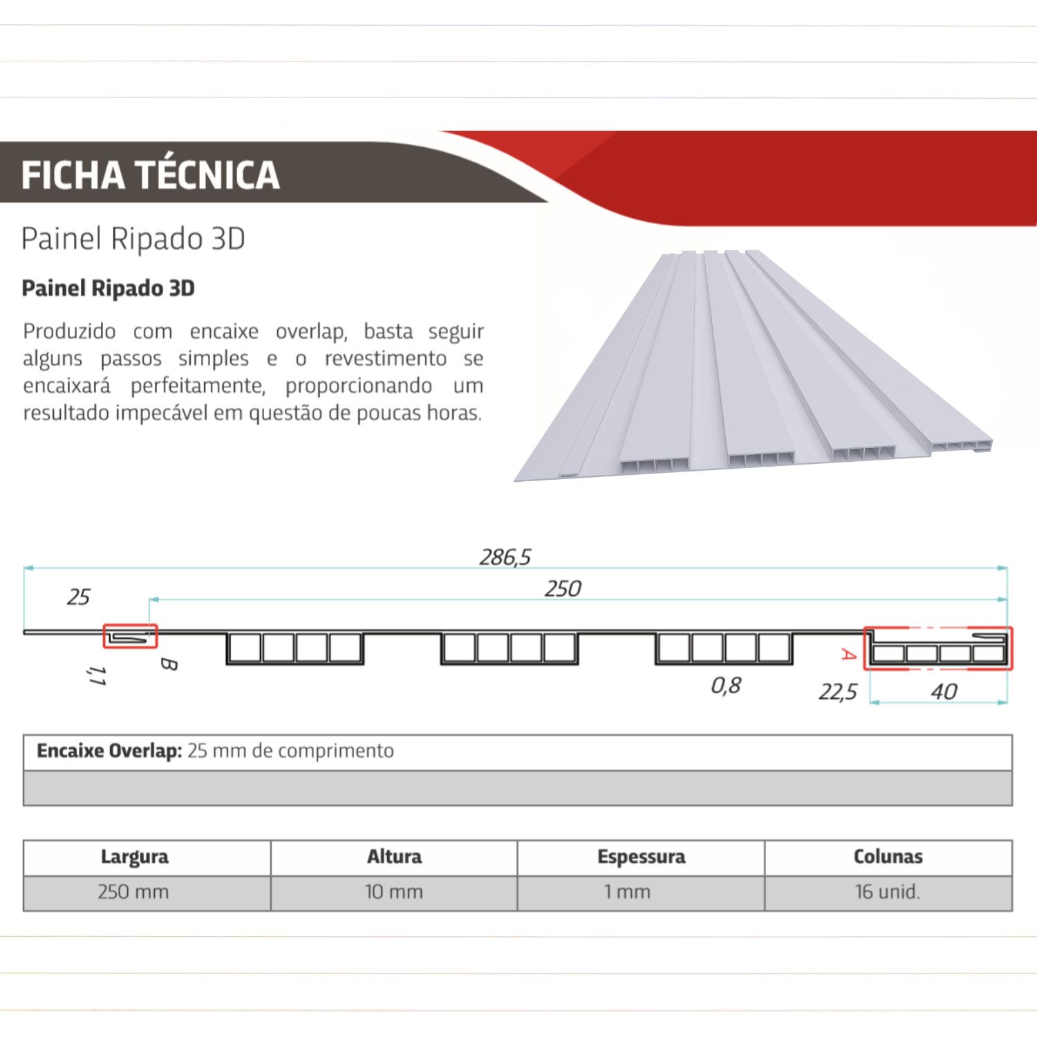 Painel Ripado de PVC - Monte Carlo Acabamentos