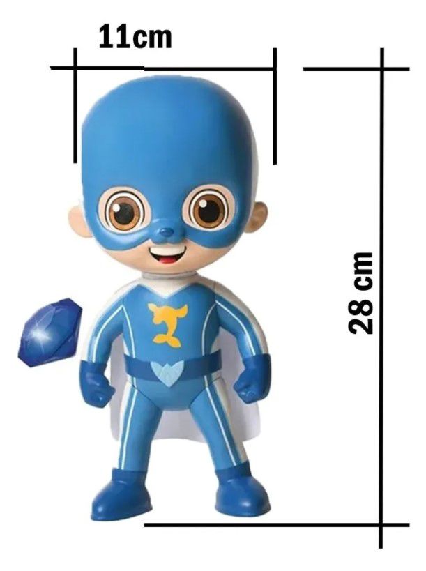 Boneco Super Foca Aventureiros Luccas Neto - 7 Artes BrinQ Fantasias