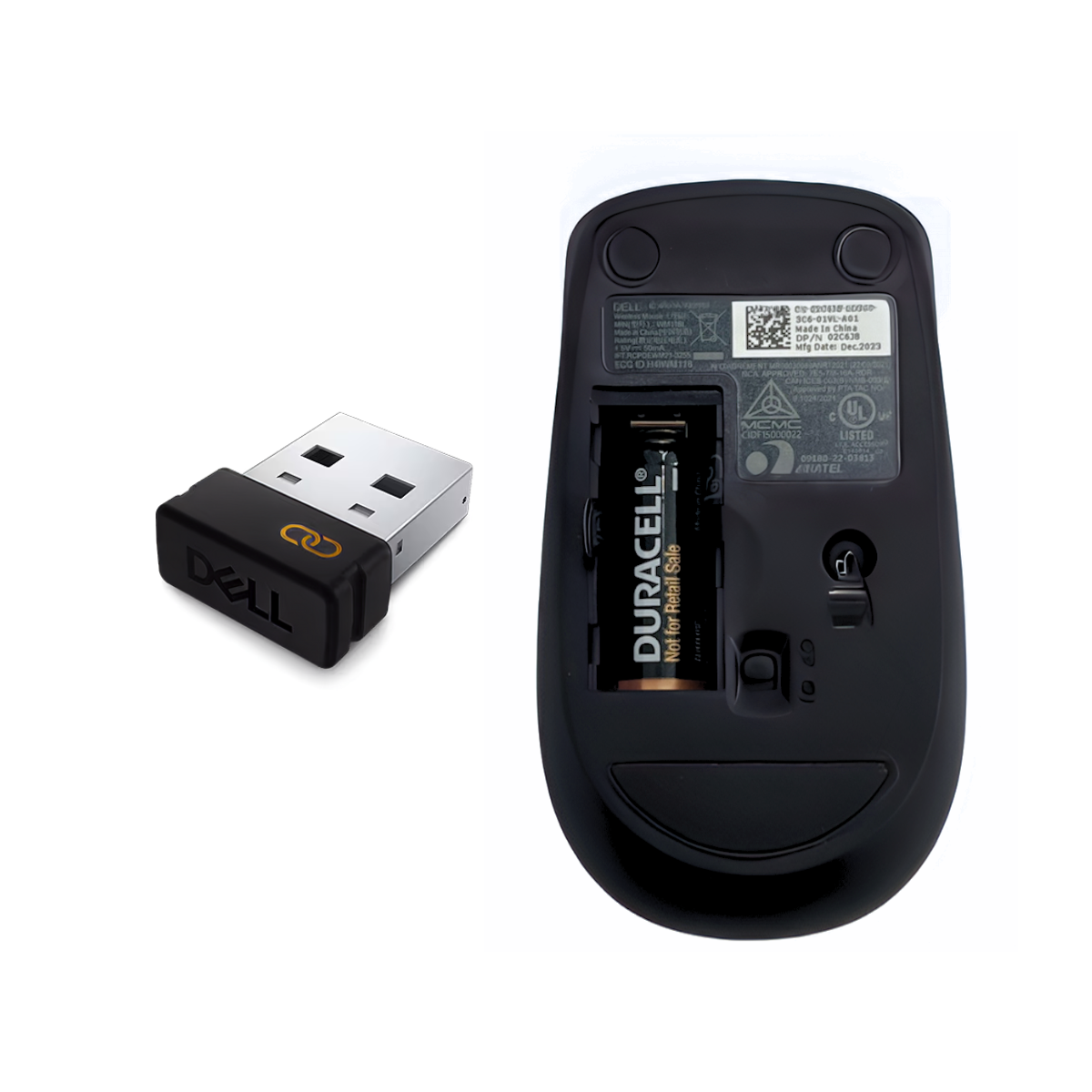 MOUSE SEM FIO DELL WM118 - Neide Notebook - NN Tecnologia Loja Oficial