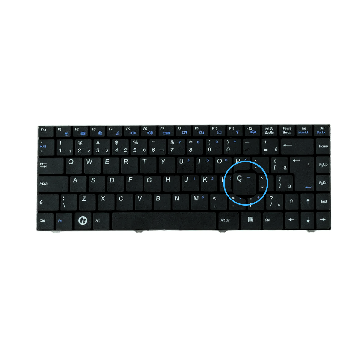 Teclado Itautec W7425 PRETO - Neide Notebook - NN Tecnologia Loja Oficial