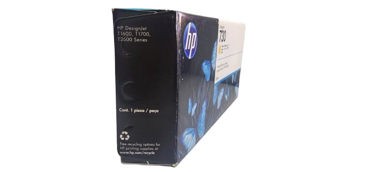 Cartucho original HP 730 yellow P2V70A PLOTTER HP T1600 T1700 T2600 ...