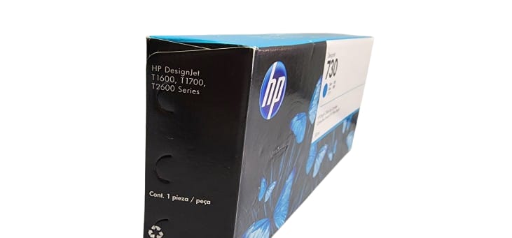 Cartucho original HP 730 Cyan P2V68A PLOTTER HP T1600 T1700 T2600 300ml ...