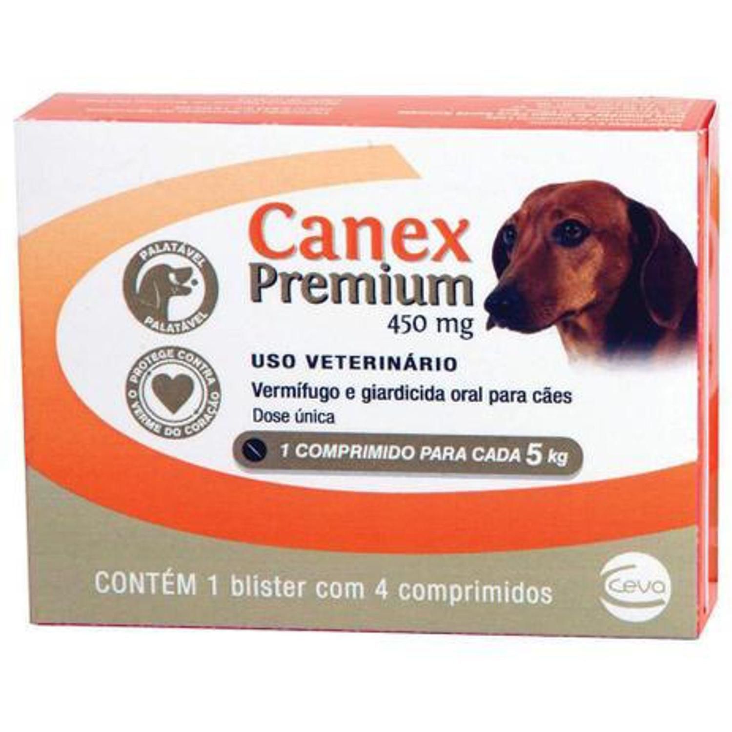 Canex Premium 450mg 4 comprimidos - O seu pet shop no Rio de Janeiro ...