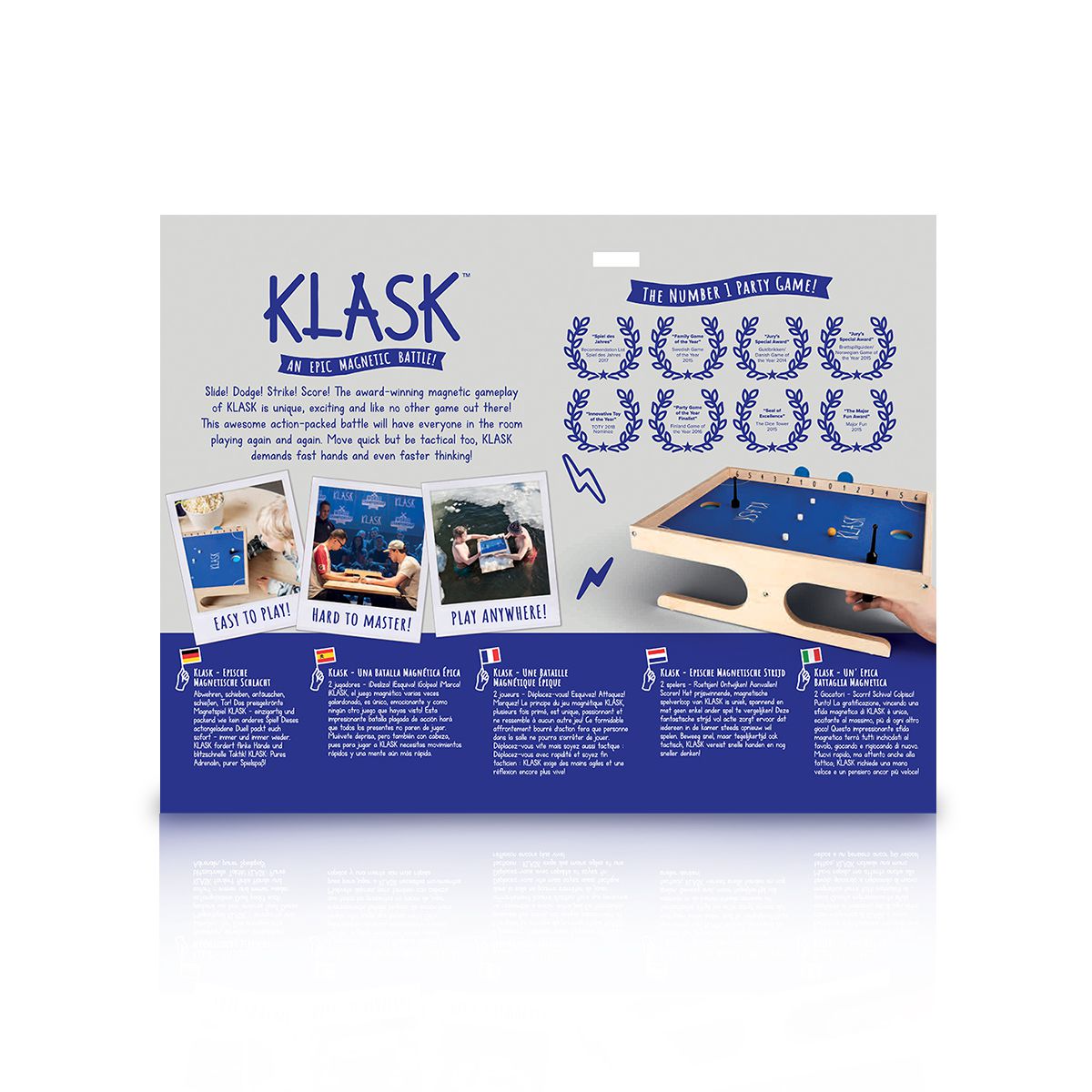 KLASK - ShopDG - Sua Loja de Jogos de tabuleiro e Card games
