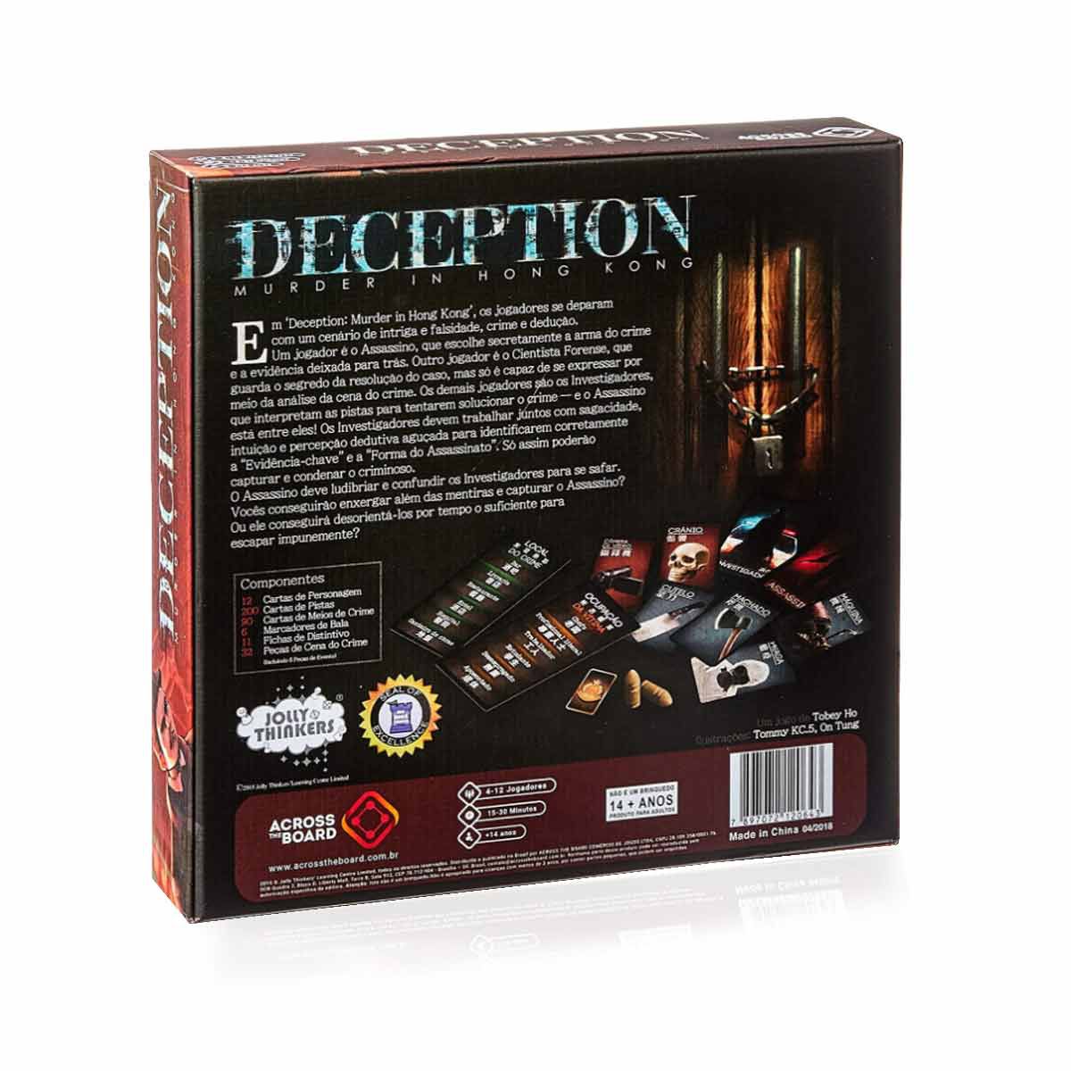 Jogo de tabuleiro - Deception Across The Board - ShopDG - Sua Loja de ...