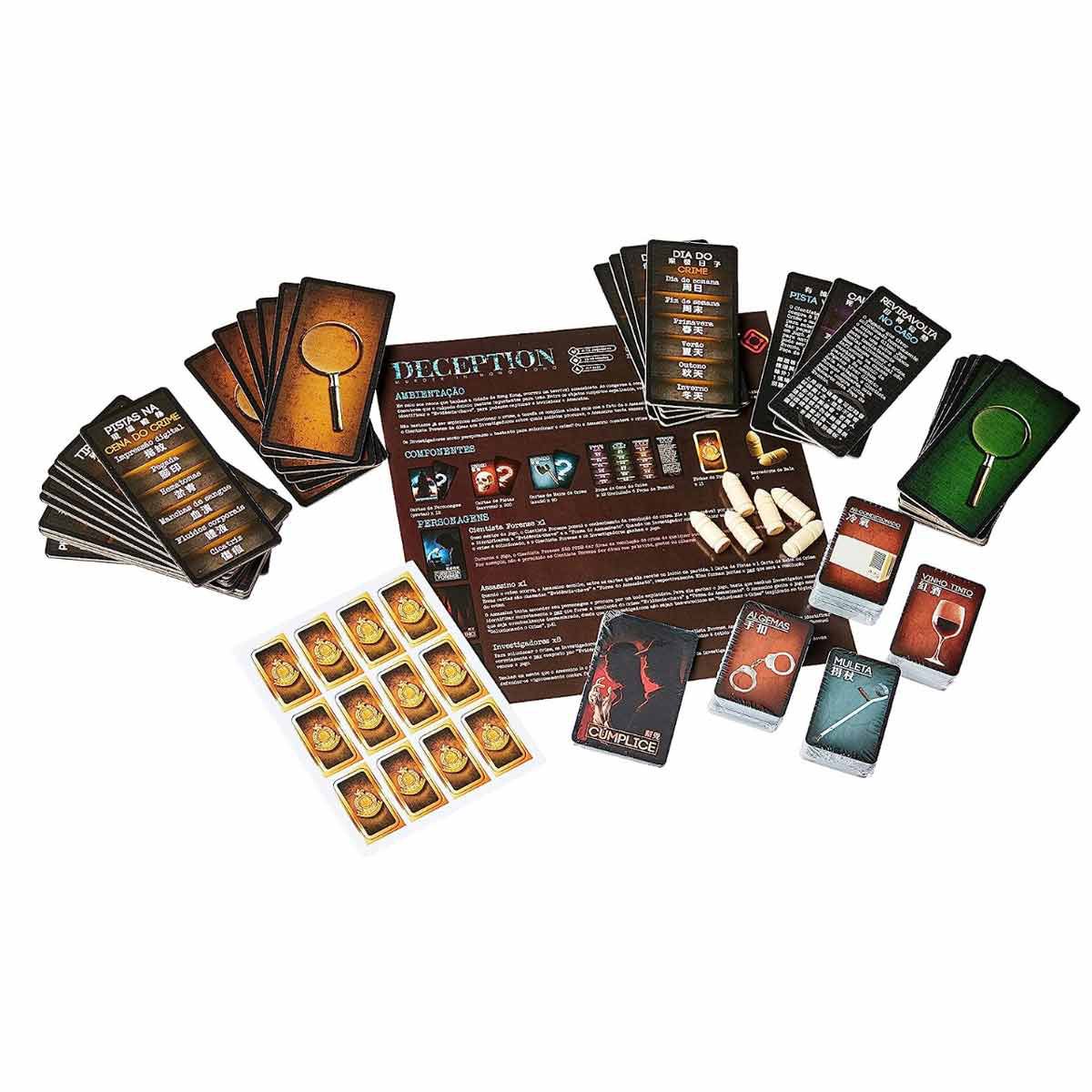 Jogo de tabuleiro - Deception Across The Board - ShopDG - Sua Loja de ...