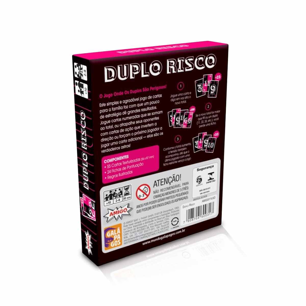 Duplo Risco - ShopDG - Sua Loja de Jogos de tabuleiro e Card games
