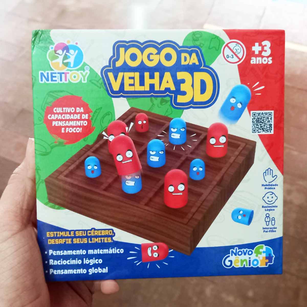 Jogo da Velha 3D - ShopDG - Sua Loja de Jogos de tabuleiro e Card games