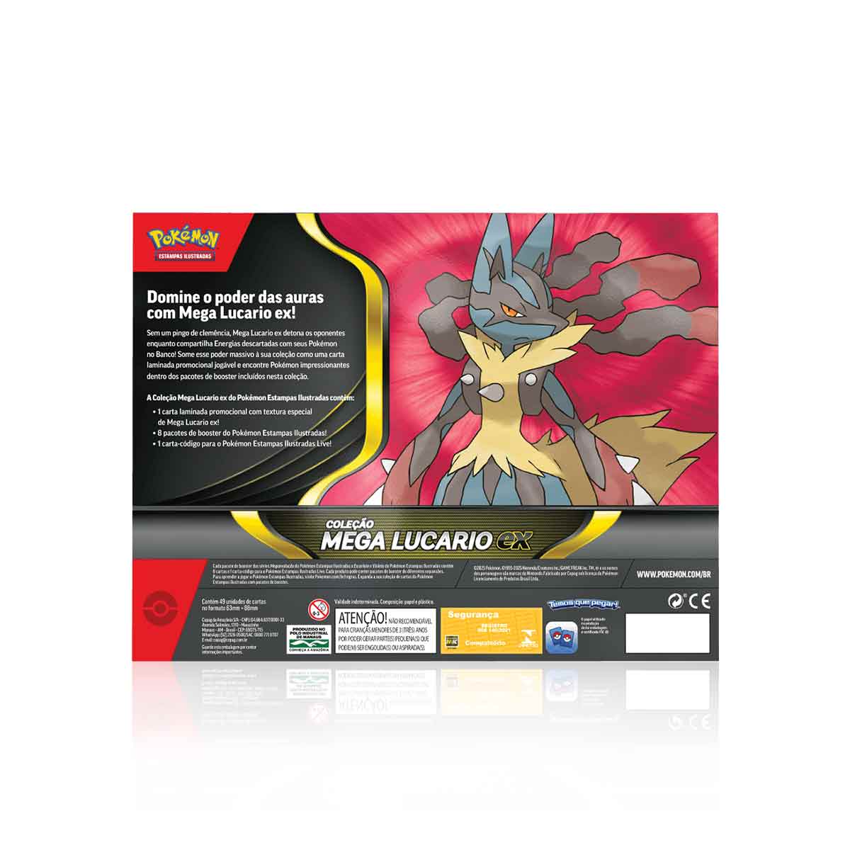 Pokémon Box Mega Lucario EX Mega Evolução - ShopDG - Sua Loja de Jogos ...