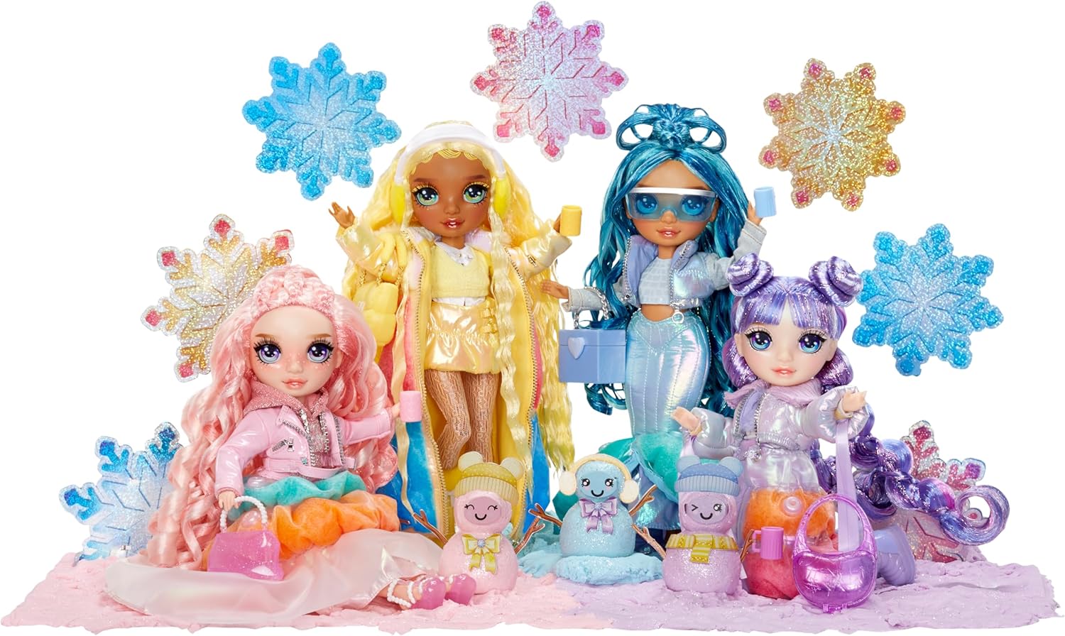 Boneca Rainbow High Winter Wonderland Doll - Skyler (Blue) - Bricks 4Fun