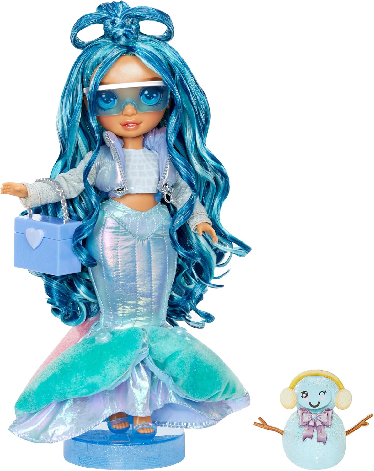 Boneca Rainbow High Winter Wonderland Doll - Skyler (Blue) - Bricks 4Fun