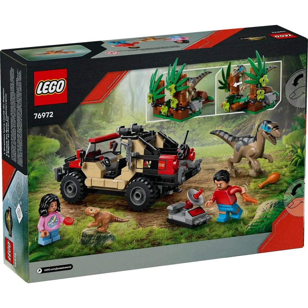 LEGO 76972 Jurassic World - Raptor Off-Road Escape - Bricks 4Fun