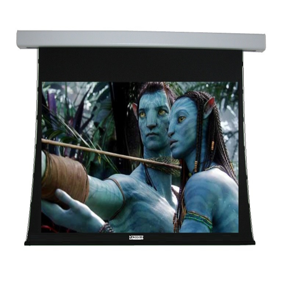 Tela De Projeção Nardelli Elétrica Tensionada - Luxo Nt-018 304 X 171Cm ...