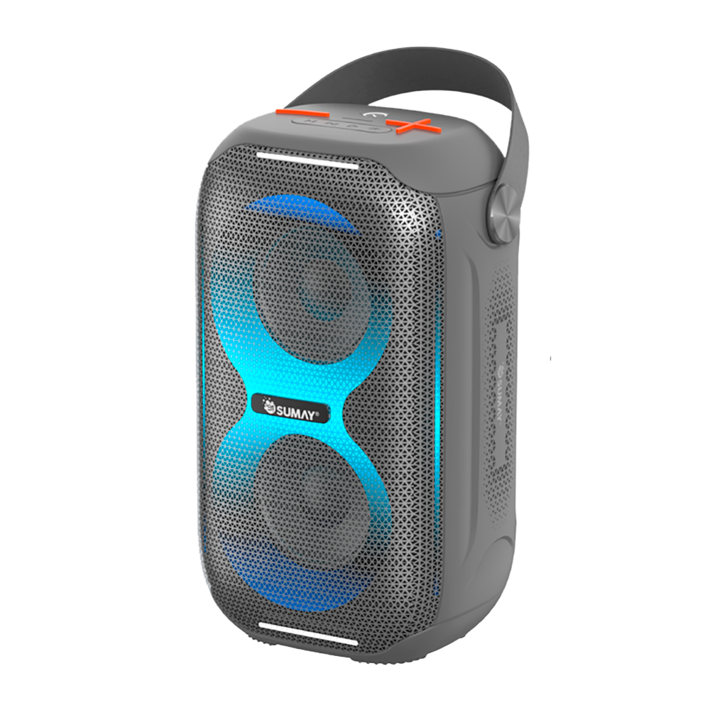 Caixa de Som Portátil 2x2,5" Bluetooth /USB - 30W RMS – 15W*2 - STARBOX ...