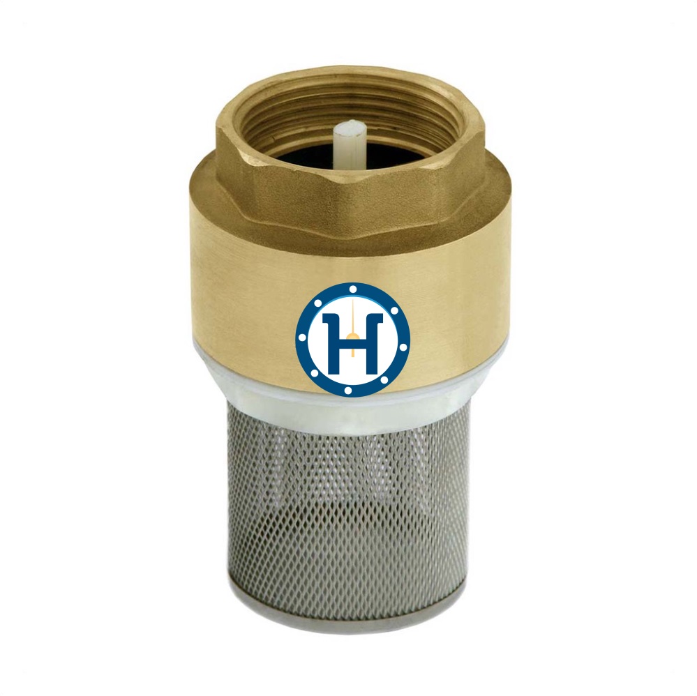 Válvula de Sucção PE com Crivo Latão de 3" - Hidrauconex