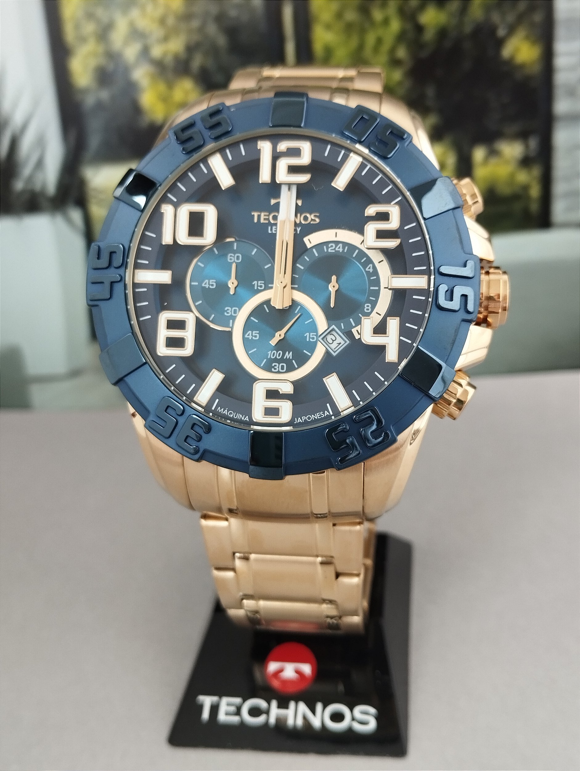 Relógio TECHNOS Masculino Cronógrafo Legacy OS20IQ/4A - RELOGIOS M6