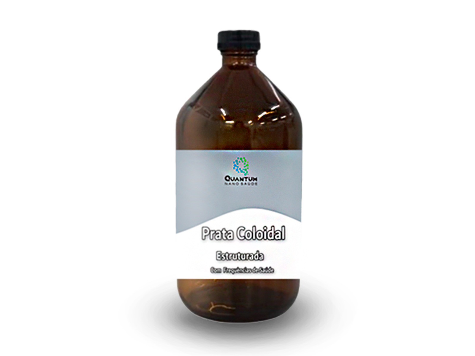 Prata Coloidal Estruturada 20ppm 1000ml - Nano Saude