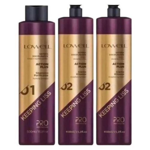 Lowell Keeping Liss Kit Progressiva Sem Formol Cabelos Lisos - Bem Atrativo