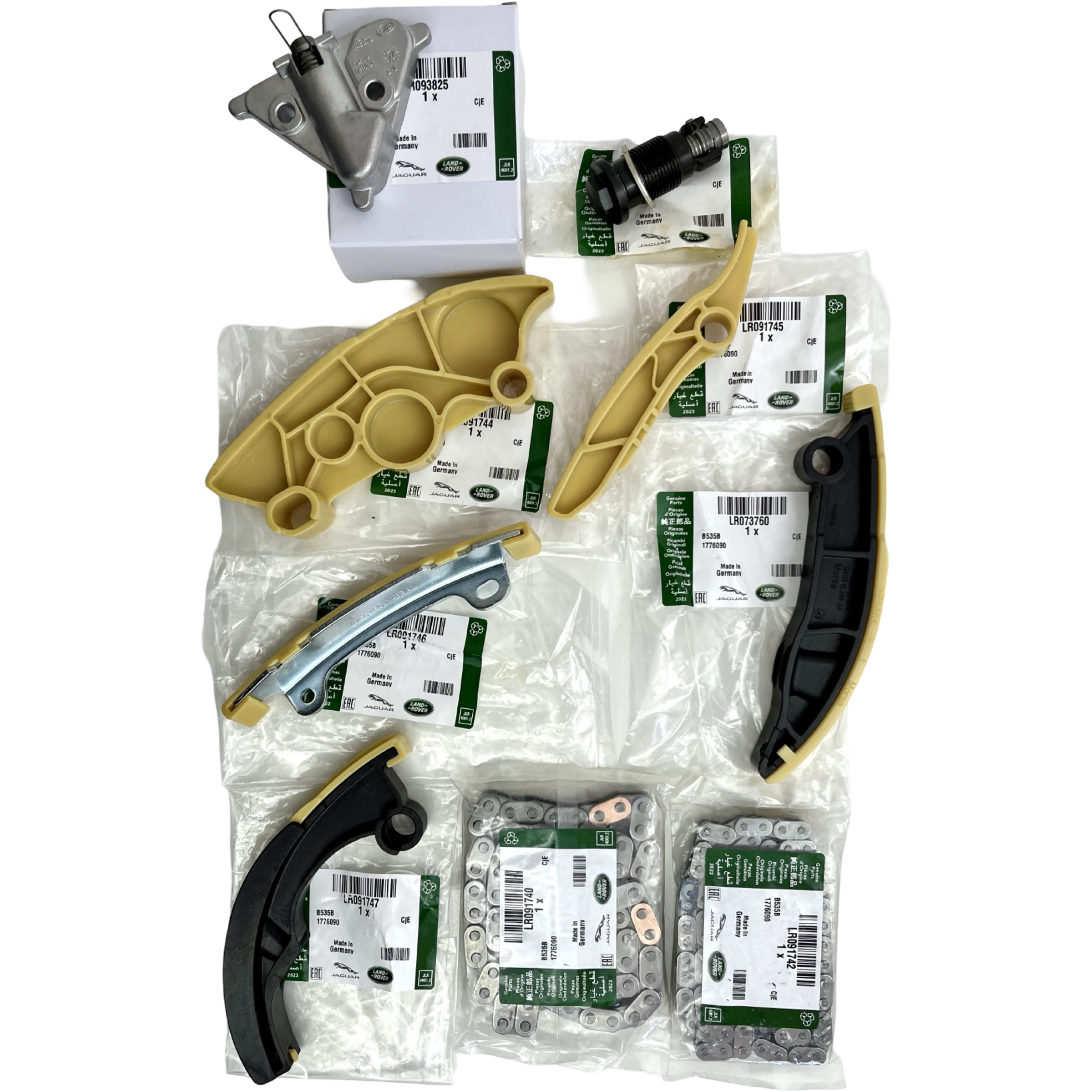 Kit Corrente Polia Motor Land Rover Discovery Sport Evoque Velar 2.0 ...