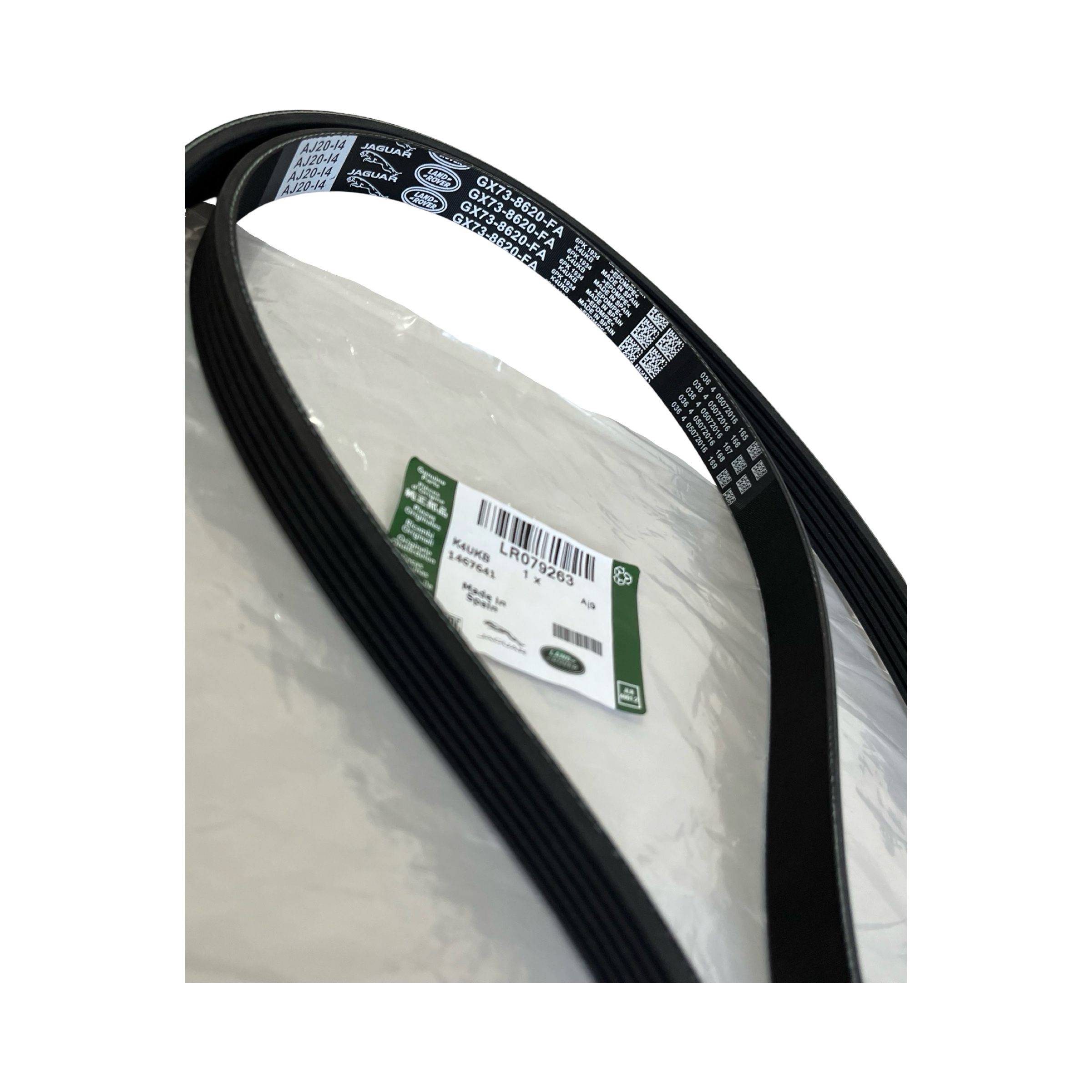 Correia Alternador Land Rover Discovery Sport Evoque Jaguar E-Pace F ...