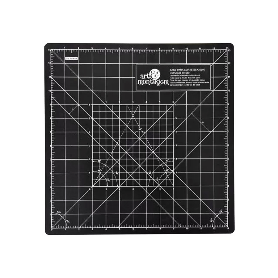 Base para Corte Scrap Preta - 35x35cm - 1 unidade - Art Montagem ...