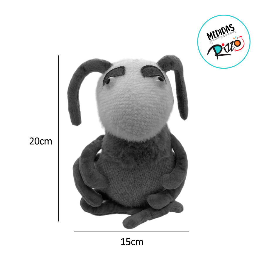 Formiga de Pelúcia - Azul - 20cm - 1 unidade - Rizzo - Rizzo Balões