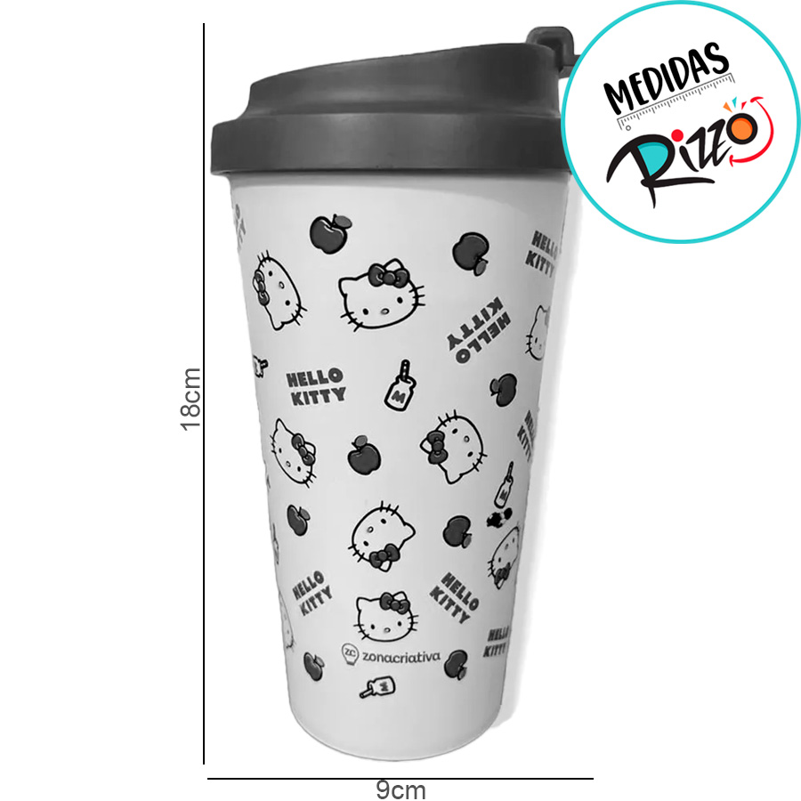 Copo Viagem Bucks 500ml Hello Kitty - 1 unidade - Zona Criativa - Rizzo ...