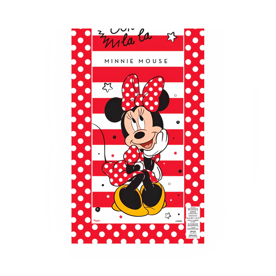 Trilho de Mesa - Minnie Mouse - 40cm x 200cm - 1 unidade - Regina ...