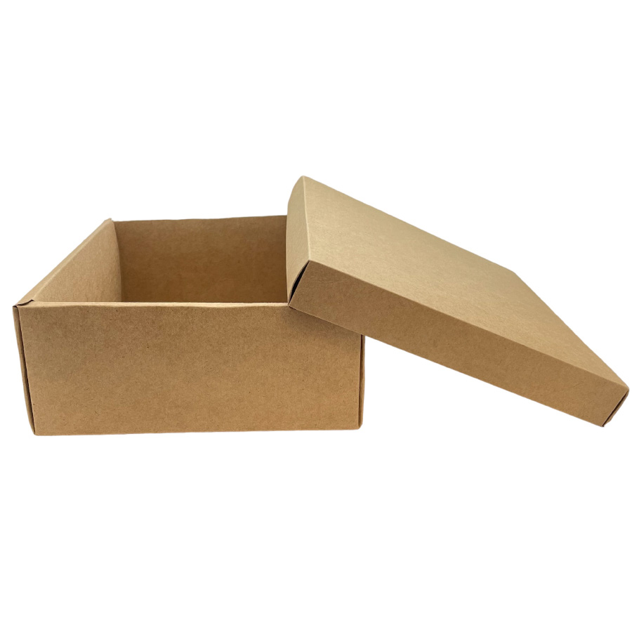 Caixa para Presente Premium Quadrada - Kraft - 18,3x18,2x8cm - 5 ...