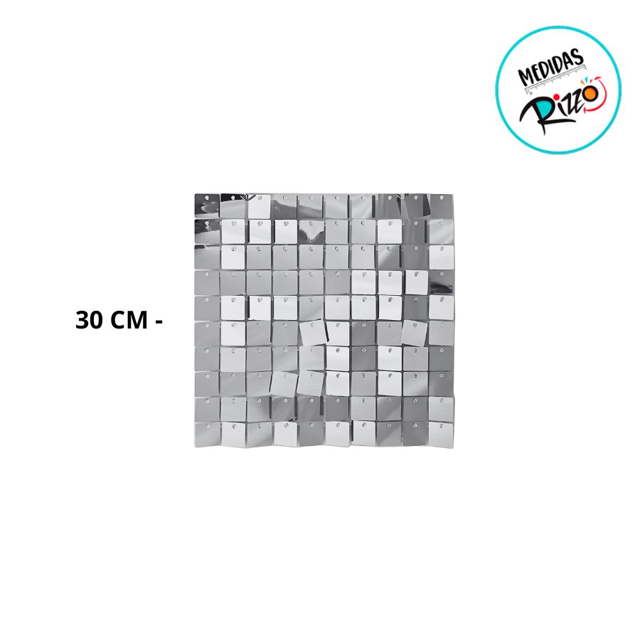 Painel Metalizado Shimmer Wall Rosa - 30x30cm - 1 unidade - Rizzo ...