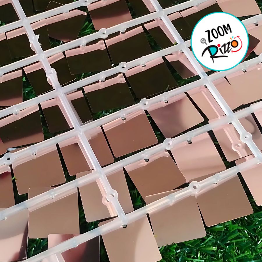 Painel Metalizado Shimmer Wall Rosa - 30x30cm - 1 unidade - Rizzo ...