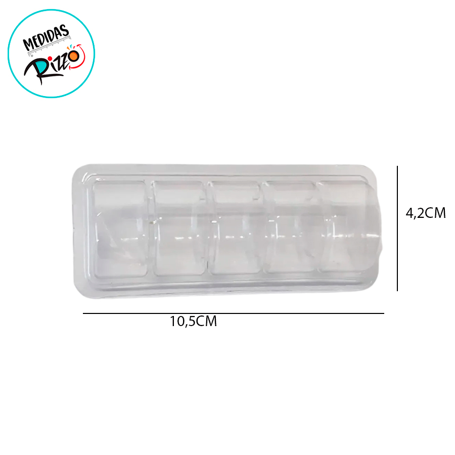 Blister para 5 Macarons - 15,5x6,5x2,6cm - 20 unidades - San Felipo ...