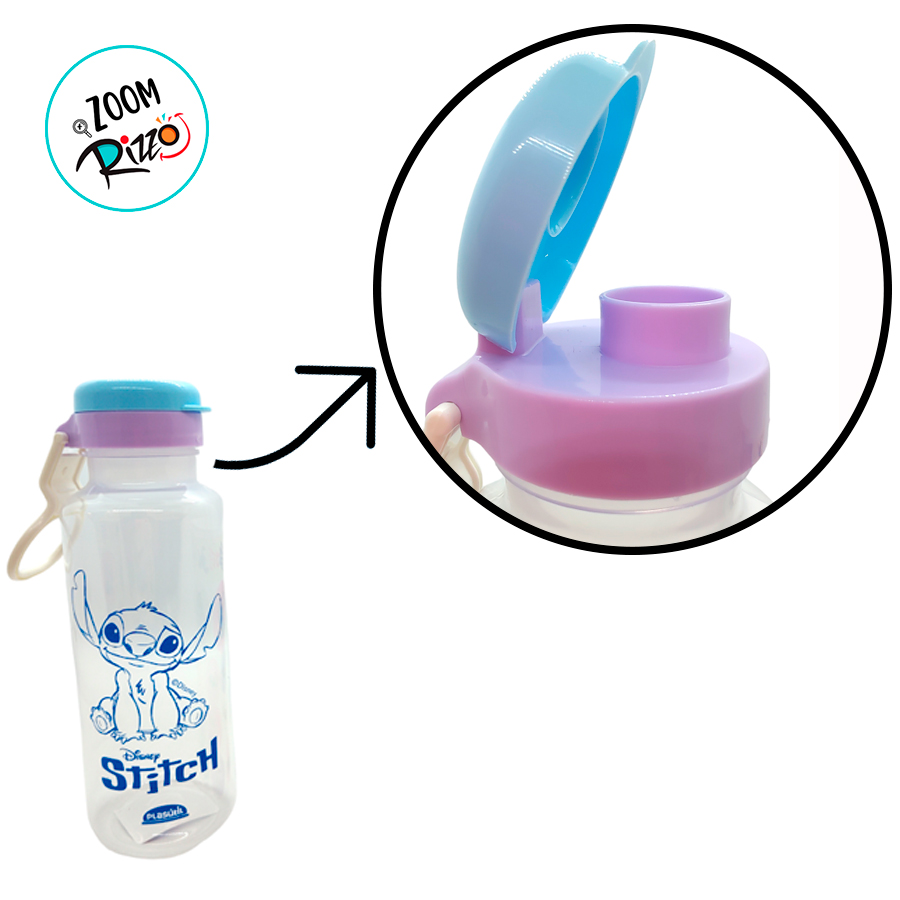 Garrafa Abre Fácil - Stitch - 600ml - 1 unidade - Plasútil - Rizzo ...