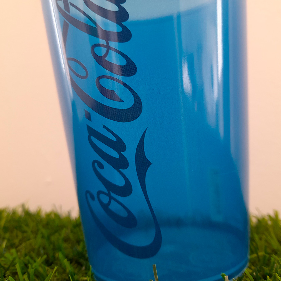 Copo de Plástico Coca-Cola - Azul - 320 ml - 1 unidade - Plasútil ...
