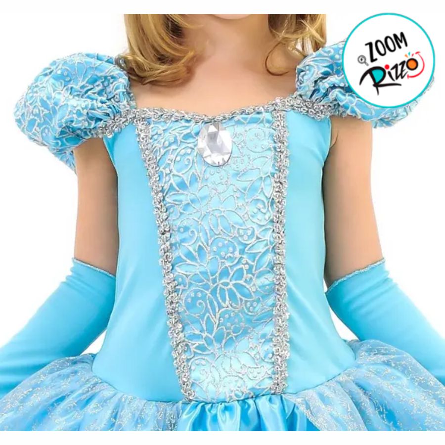 Fantasia Princesa Cindy Infantil - 1 unidade - Anjo - Rizzo - Rizzo Balões