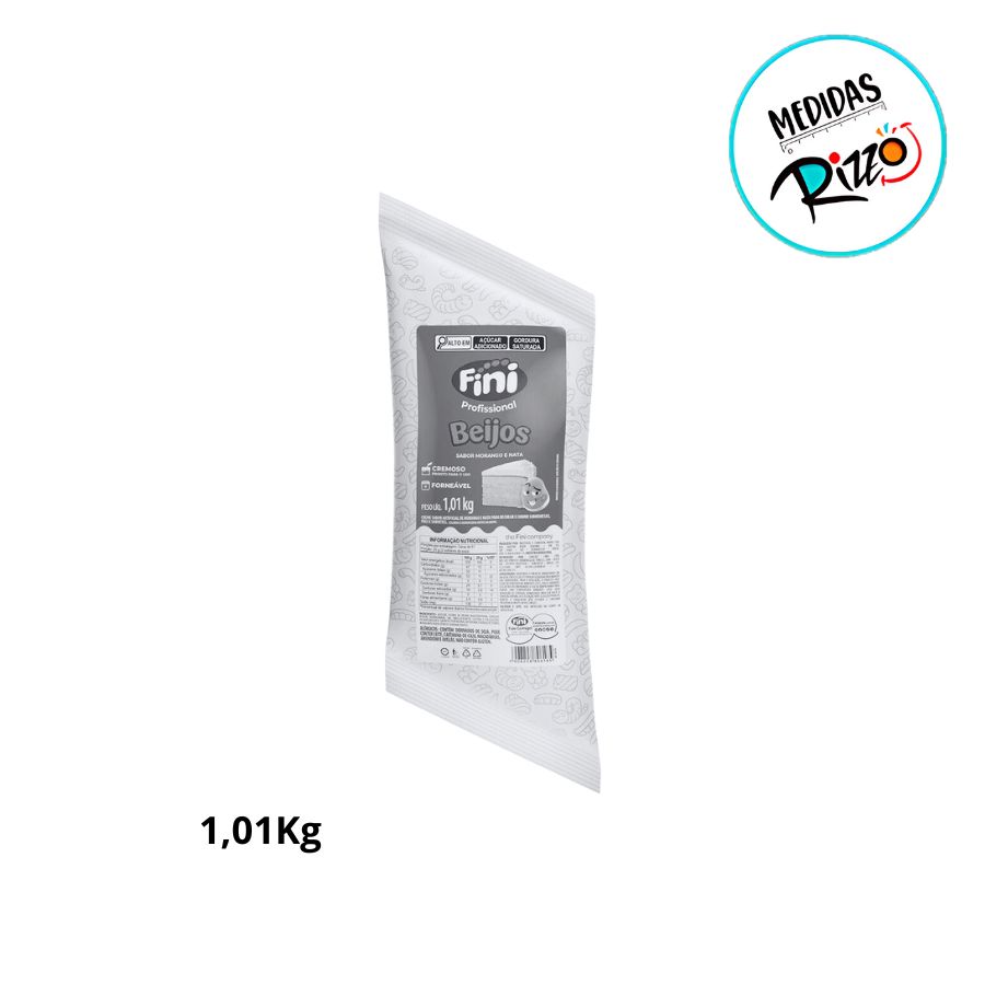 Recheio Beijos - 1,01Kg - 1 unidade - Fini - Rizzo - Rizzo Balões