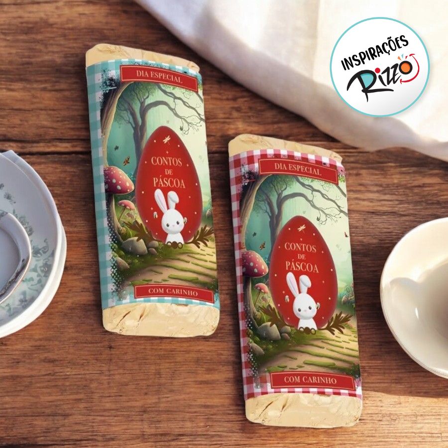 Kit Tablete Com Cinta - Contos Páscoa - 150g - 10 unidades - Cromus ...